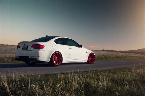 Candy Apple Red Wheels On A Bmw E92 M3 Bmw Sg Bmw Singapore Owners Community