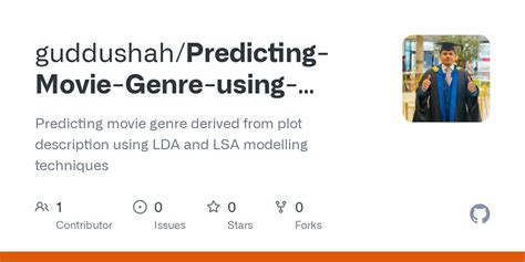 github guddushah predicting movie genre using topic modelling