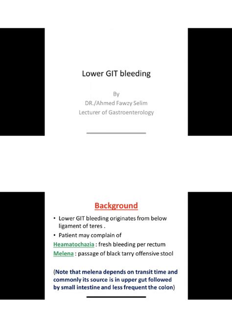 Lower Git Bleeding Pdf