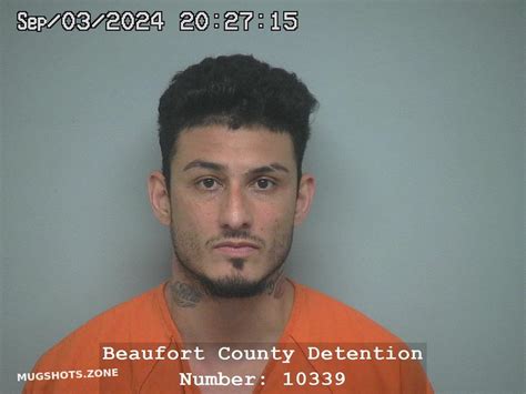 Evan Sanchez 09042024 Beaufort County Mugshots Zone