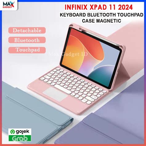 Jual Infinix Xpad X Pad 11 Inch 2024 Touchpad Pebble Keyboard Bluetooth Wireless Mouse Case Slot