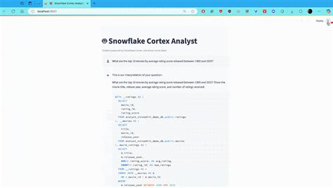 Snowflake Cortex Analyst 101 Launch Your Chat Analytics App 2026