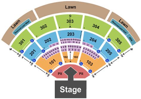 Shoreline Amphitheatre Seating Chart