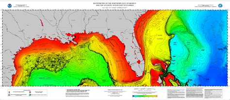 International Bathymetric Chart Of The Caribbean Sea And The Gulf Of Mexico Ncei