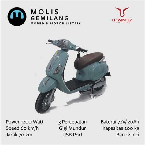 Jual Motor Listrik U Winfly T3s Di Seller Molis Gemilang Cipondoh