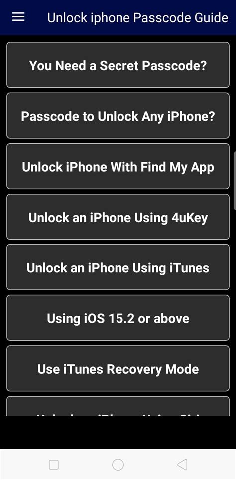 Iphone Passcode Unlock Guide Apk For Android Download