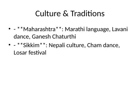 Maharashtra Vs Sikkim Presentation Education Pptx