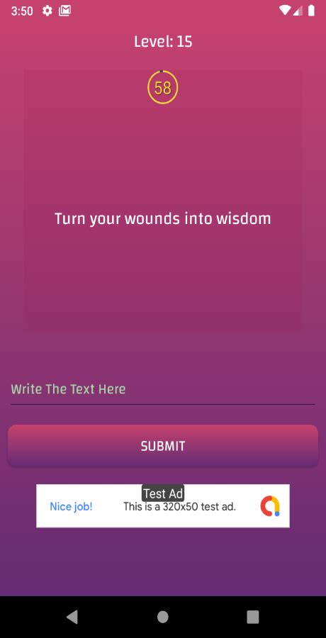 Weeb Market Speed Typing Test Game With Admob