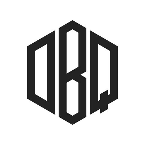 Premium Vector Dbq Logo Design Initial Letter Dbq Monogram Logo Using Hexagon Shape