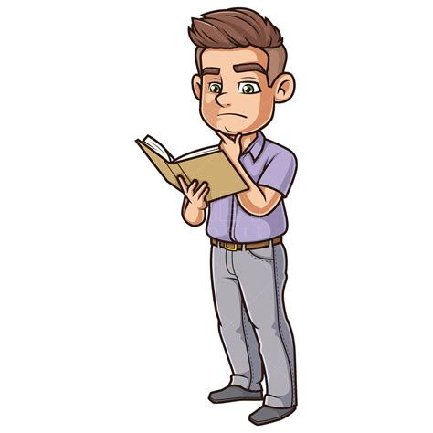 Person Thinking Drawing Cartoon