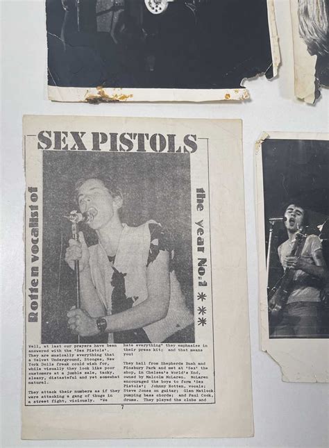 Lot 119 The Sex Pistols Original Manchester Free