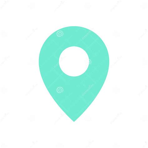 Location Pin Flat Color Ui Icon Stock Vector Illustration Of Marker Route 251860293