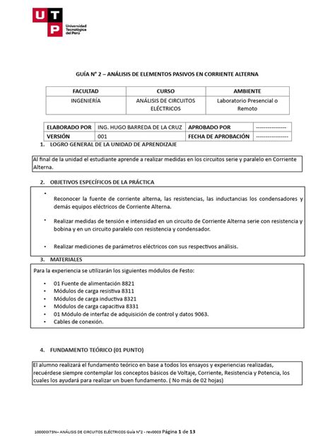 Lab 2 Utp Resuelto Pdf