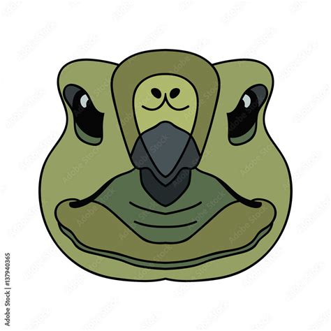 Simple Turtle Cartoon