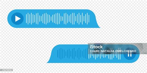 음성 메시지 풍선 사운드 웨이브 아이콘 오디오 채팅 또는 메신저 인터페이스 Brand Name Smart Phone에 대한 스톡 벡터 아트 및 기타 이미지 Brand