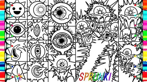 Mr Sun Coloring Page Sprunki