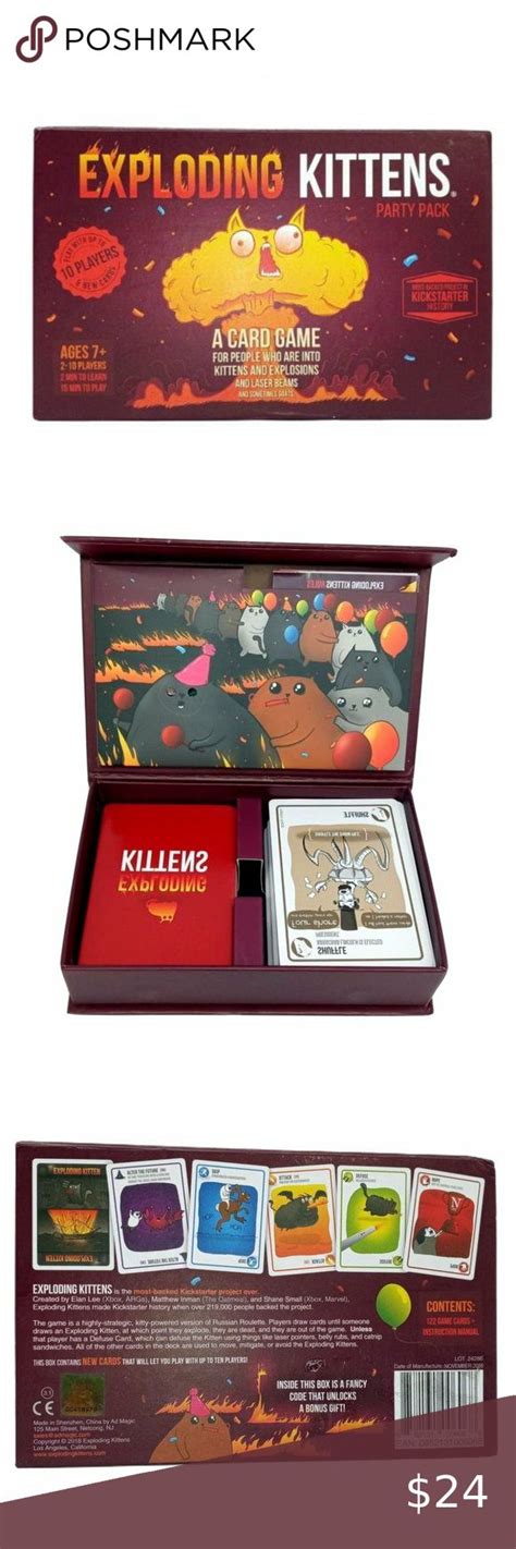 Exploding Kittens Party Pack Game At Joshua Mayes Blog
