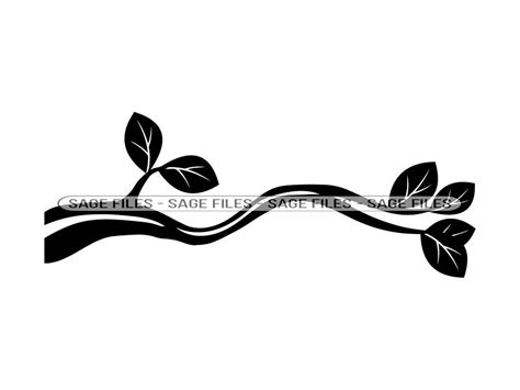 Tree Branch SVG Tree Branch SVG Leaf Branch Svg Tree Branch Clipart Tree Branch Files For