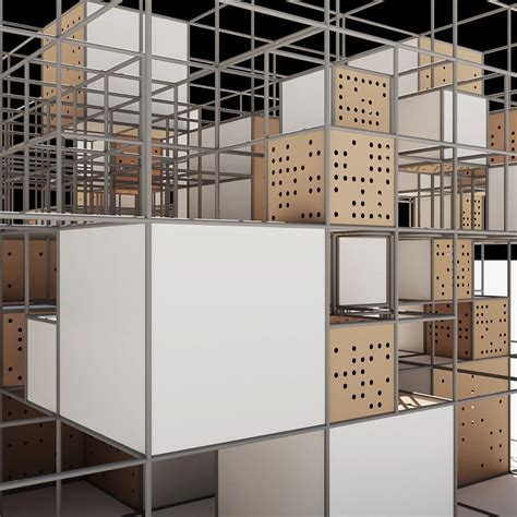 Cubes In Random Grid Rhino Grasshopper Behance
