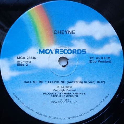 Yahoo オークション Lp 12inch Call Me Mr Telephone Cheyne 19