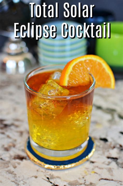 Total Solar Eclipse Recipe Cocktail