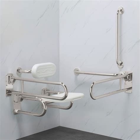 Classic Doc M Dda Disabled Shower Pack Polished Nickel