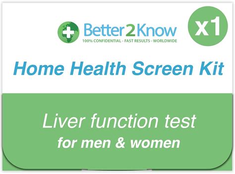 Liver Function Test Kit Home Liver Testing Kit 100 Confidential