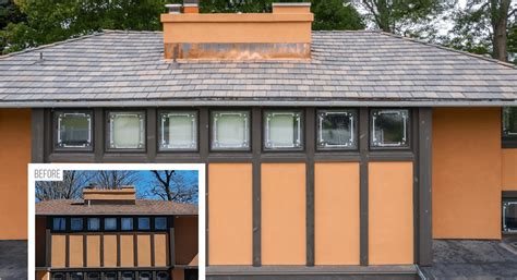 Award Winning Frank Lloyd Wright Roof Restoration Project