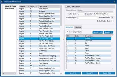 Adjust Labor Codes Trimble User Assistance