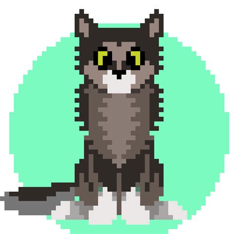 Easy Wolf Pixel Art
