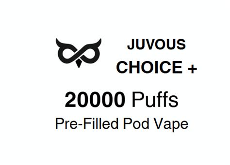 Juvous Choice Plus Pre Filled Pod Vape 20k Puffs — Nz Vapez