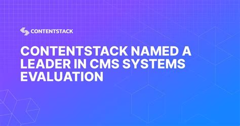Contentstack Named A Leader In Cms Systems Evaluation Martin Mouritzen
