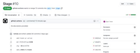 Github Actionsでブランチに合わせてリリース用prを自動生成する
