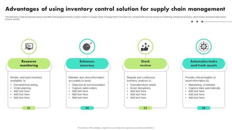 Advantages Of Using Inventory Control Solution For Supply Chain