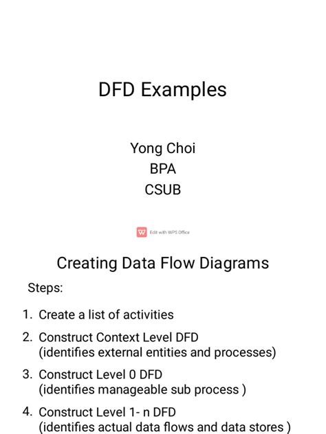 Dfd Examples Pdf Business Computing