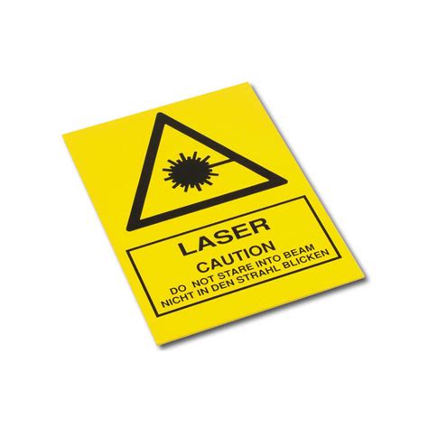 Laser Warning Sign