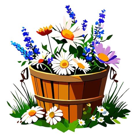 Premium Vector Detailed Daisy Design On Isolated Background
