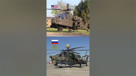 Apache Vs Mi 28 ¿cuál Es El Helicóptero Más Letal Youtube