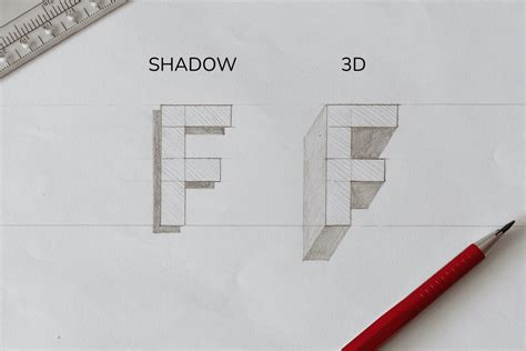How To Draw 3d Letters Free Worksheets 2021 Lettering Daily