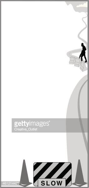 Road Construction Frame Stock Vector Royalty Free Freeimages