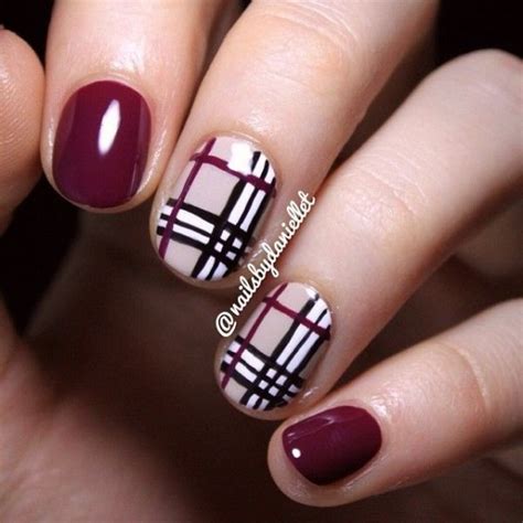 39 Awesome Plaid Nail Art Designs For Your Preppy Days Plaid Nail