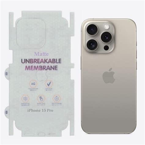 Unbreakable Membrane Scratch Guard Back Only