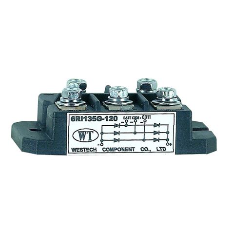 Mds 50 12 Three Phase Rectifier Bridge Module