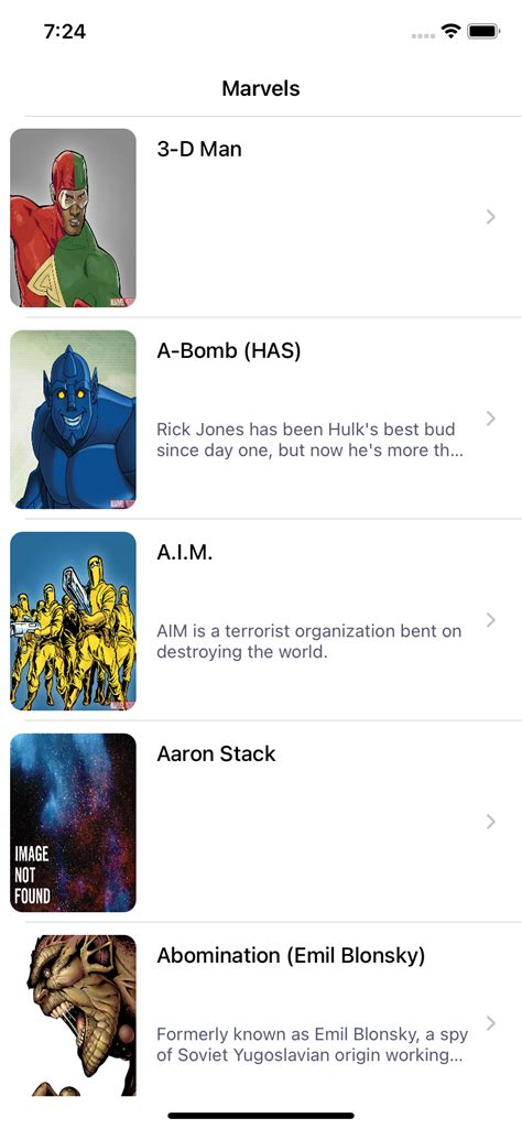 GitHub Abhishekbinniwale MarvelApp Marvel Application