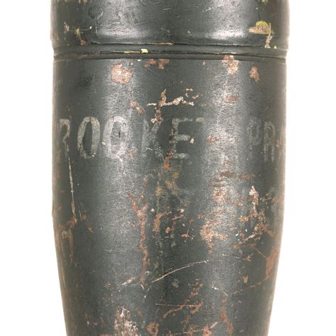 Original Us Wwii M7a1 Anti Tank Practice Rocket For The M1 And M1a1
