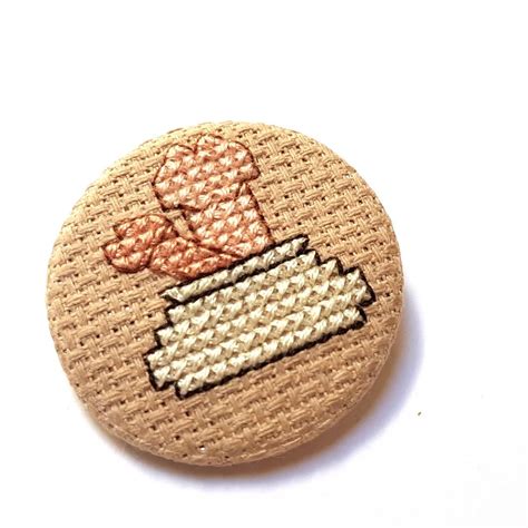 Bag Of Dicks Pin Adult Badge Cross Stitch Accessory Gag T Penis Art