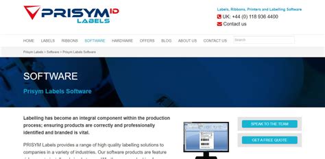 Prisym Labels Buzinet Pembrokeshire Web Design