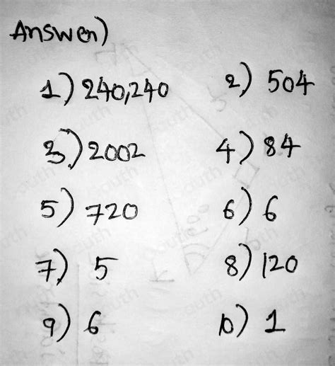 Solved Combinations Formulas Permutations And It Nt And Ir Are