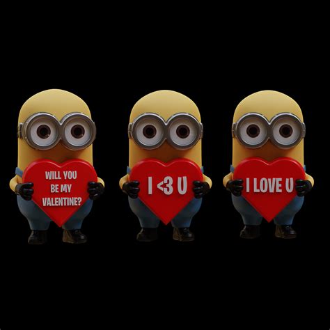 Stl File Valentines Day Minion 2 💝・3d Print Object To Download・cults