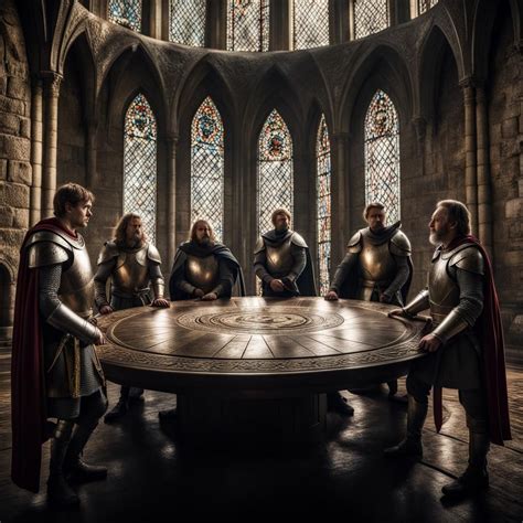 King Arthur Knights Round Table Avkiu